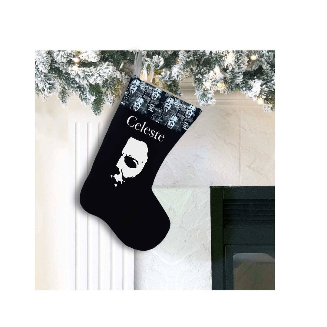 Michael Myers Stockings Horror Stocking Spooky Stocking - Etsy