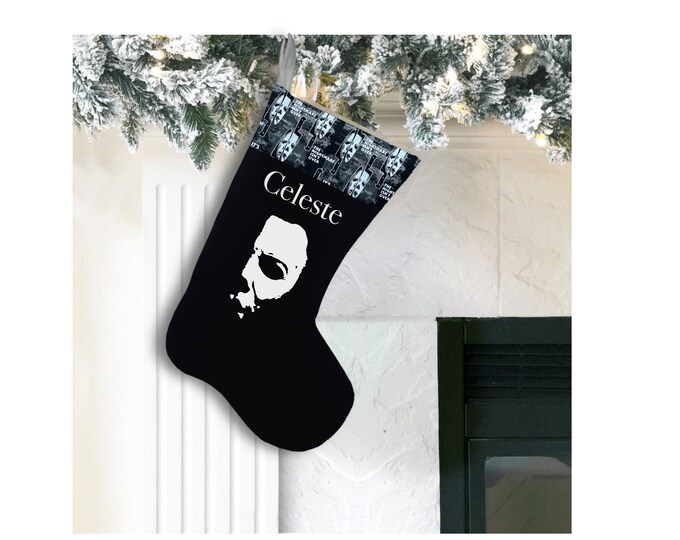 Michael Myers Stockings, Horror Stocking, Spooky Stocking, Spooky ...