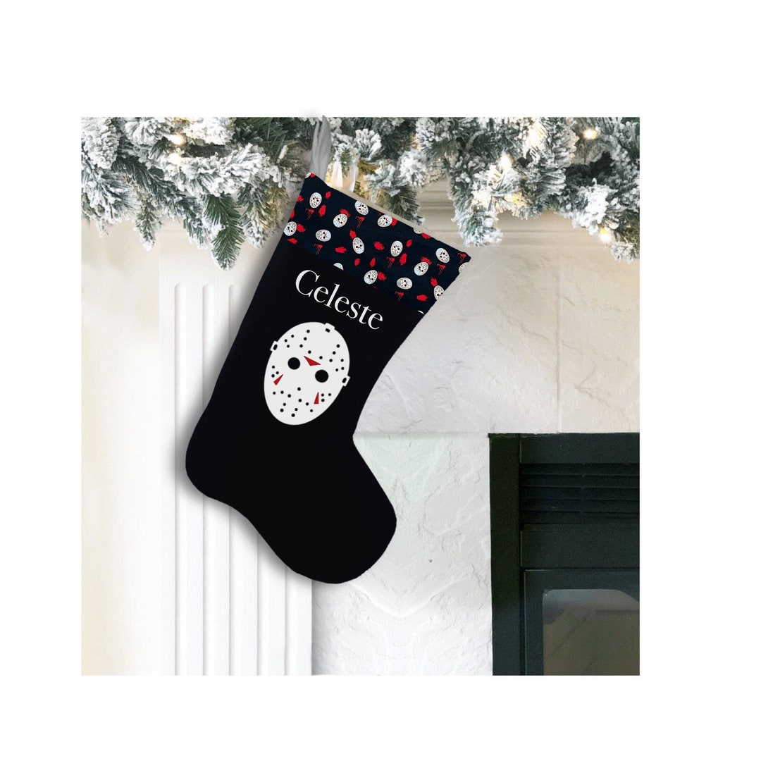 Jason Voorhees Stockings, Horror Stocking, Spooky Stocking, Spooky ...