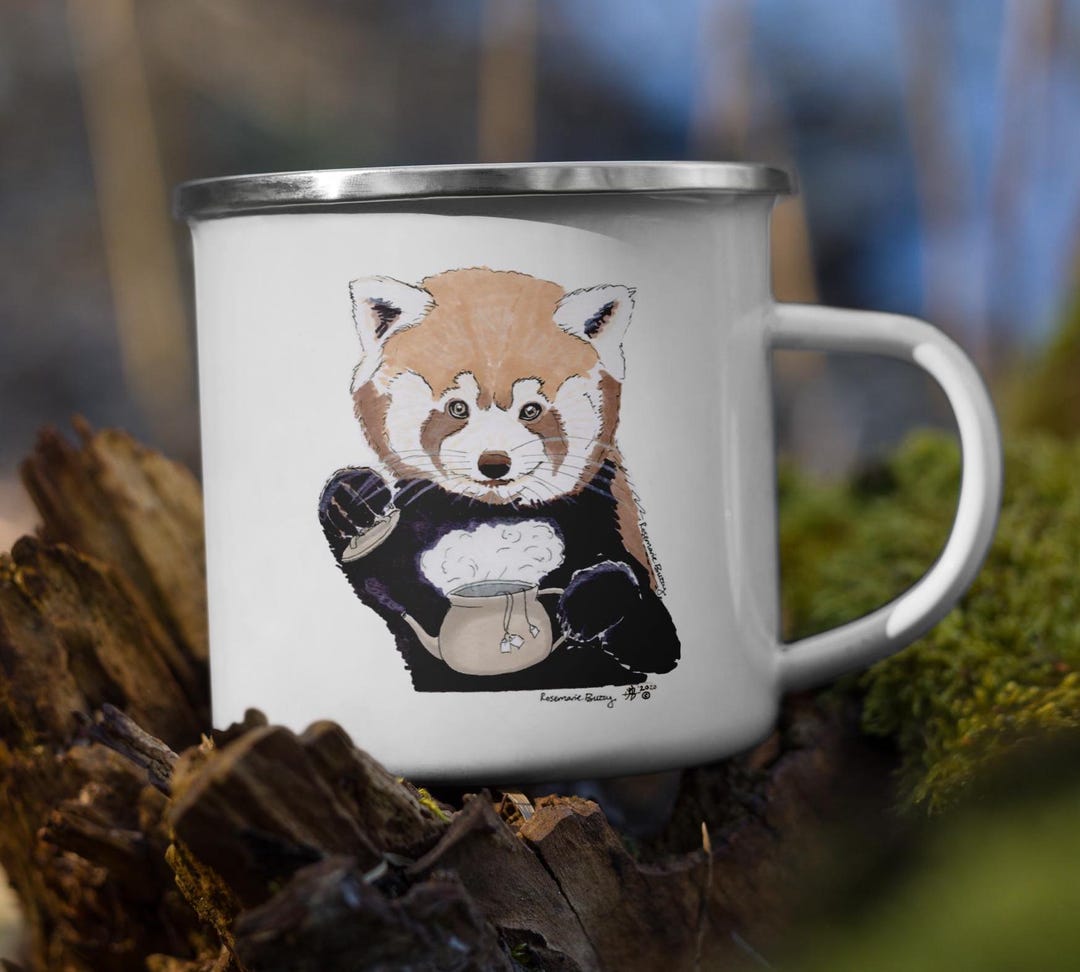 Red Panda Camping Mug - Etsy