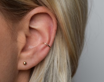 Ear Cuff Rose Gold Ear Cuff Ear Wrap Hammered Ear Cuff Conch Cuff Adjustable Ear Cuff Fake Conch ...