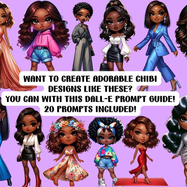 Chibi Prompts - Etsy