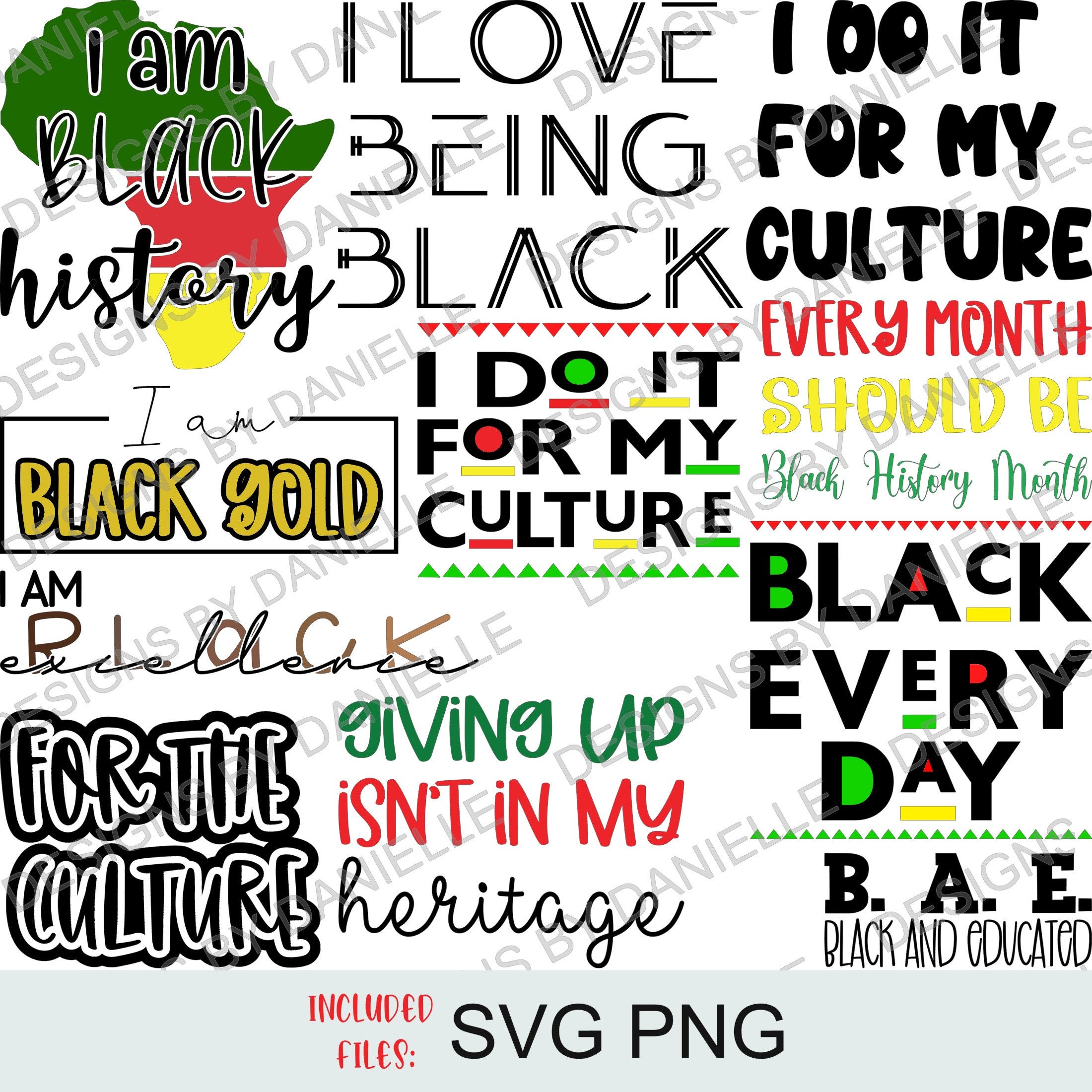 HUGE 106 Black History Month/juneteenth/black Pride Bundle - Etsy