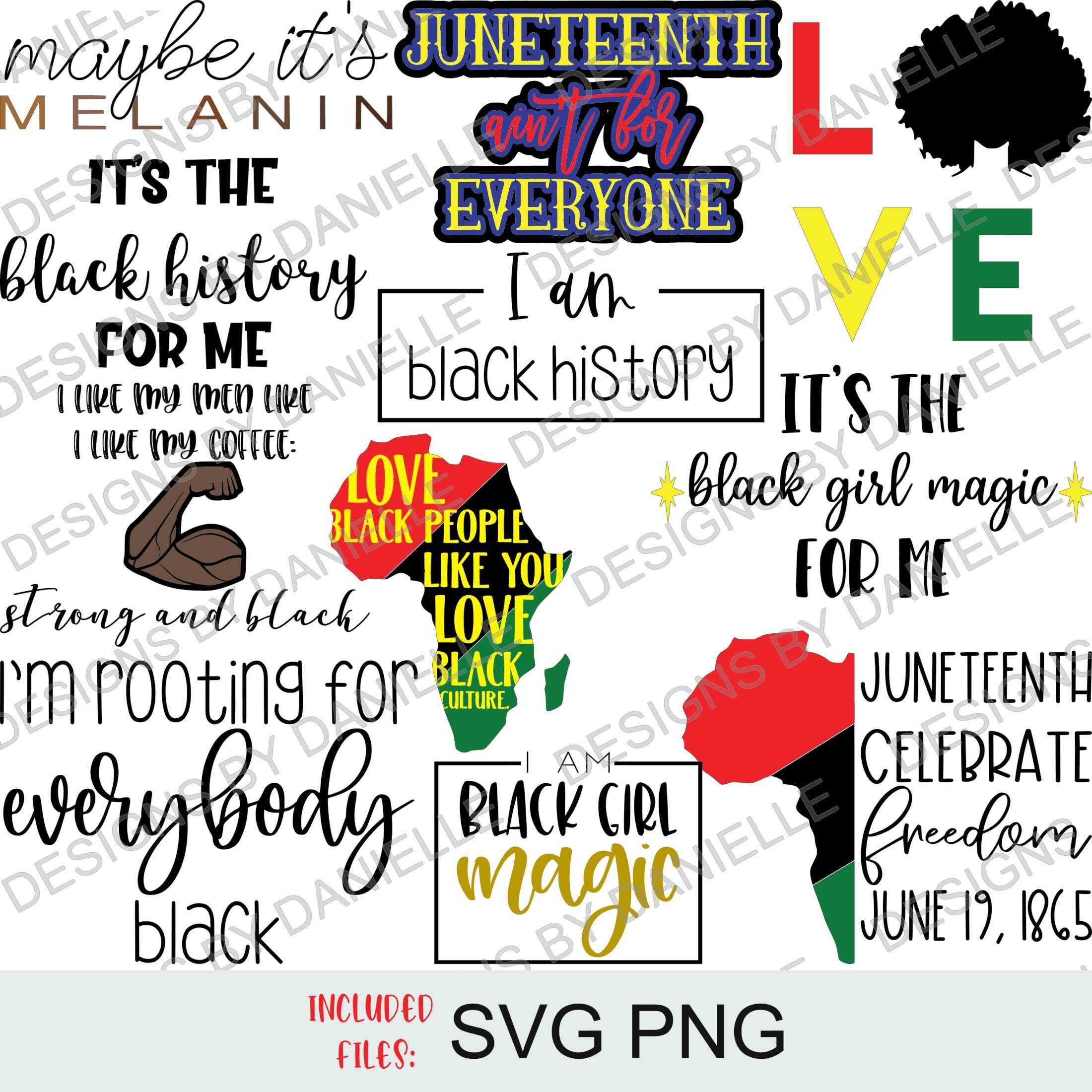 HUGE 106 Black History Month/juneteenth/black Pride Bundle - Etsy