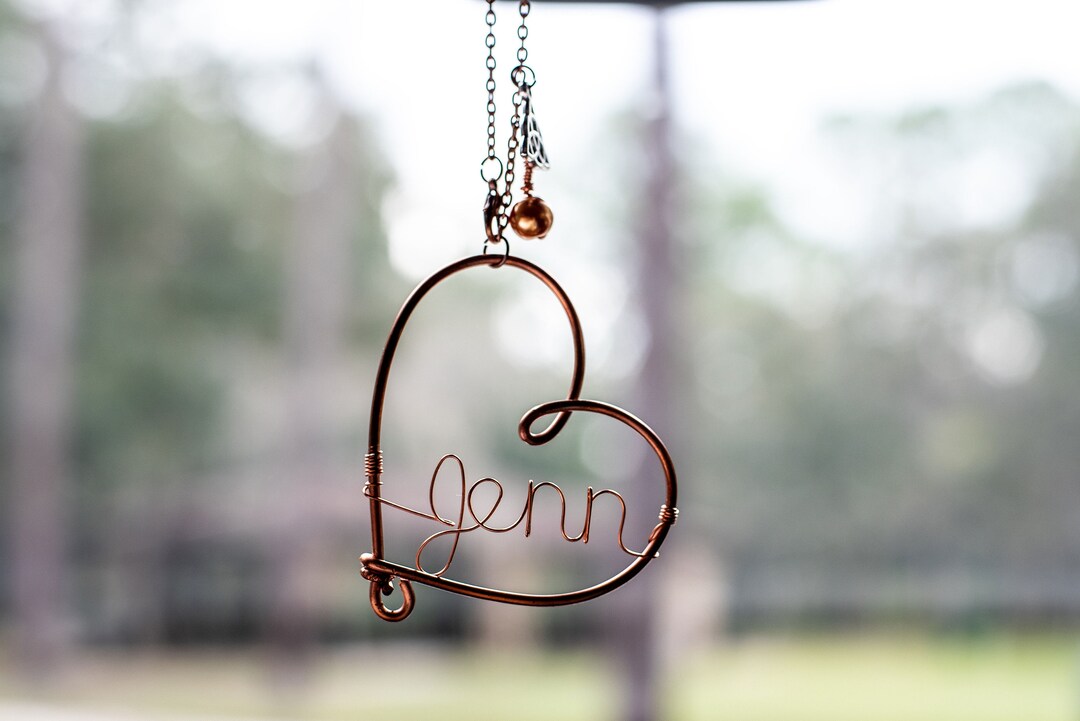 Rear View Mirror Car Charm Heart Gift for Women New Car Gift From Mom ...