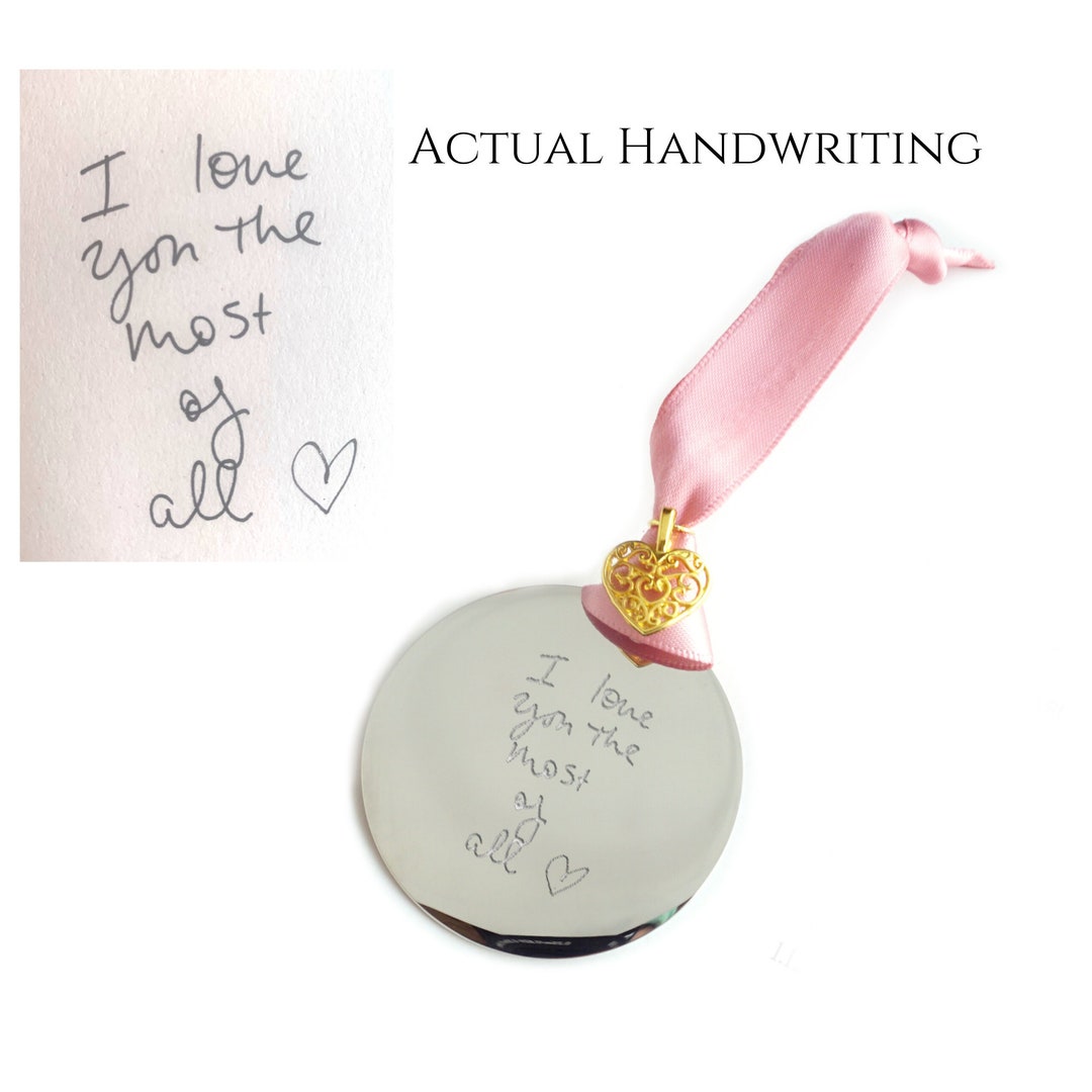 Handwriting Gifts, Actual Handwriting Wall Art, Love Note, Keepsake ...