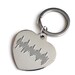 Soundwave Art Key Chain Ultrasound Key Charm Baby Sonogram - Etsy