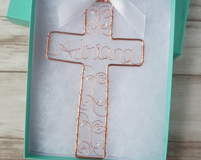 Engraved Cross Couples Gift Personalized Wedding Cross Religious ...