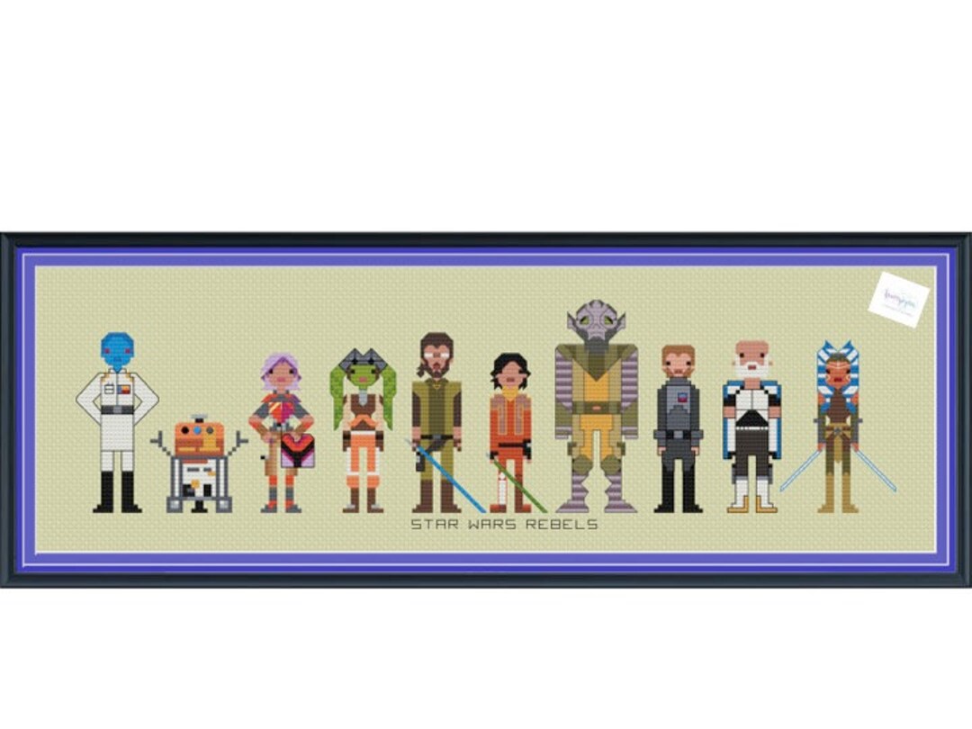 SW Space Rebels Cross Stitch DIGITAL PDF pattern Only Unofficial Parody ...