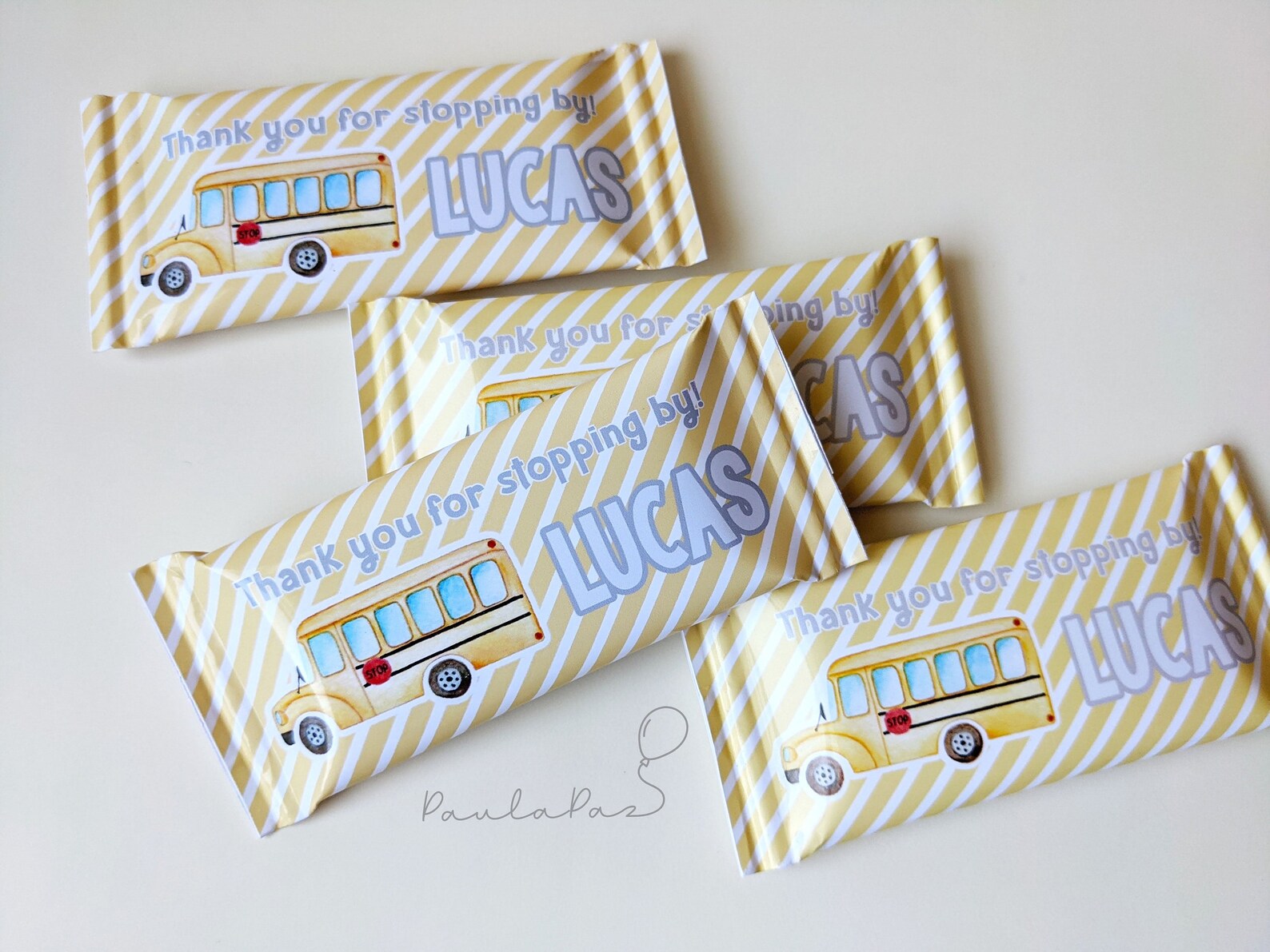 School Bus Candy Wheels on the Bus Party Favors School Bus - Etsy