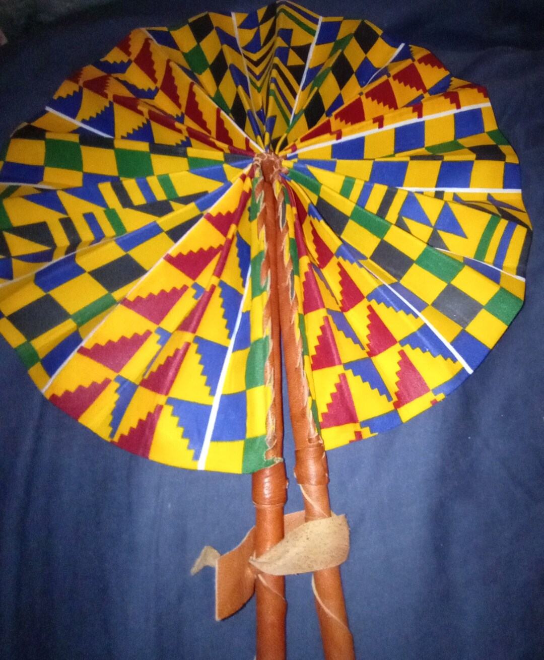 African Print Kente Traditional Fan - Etsy