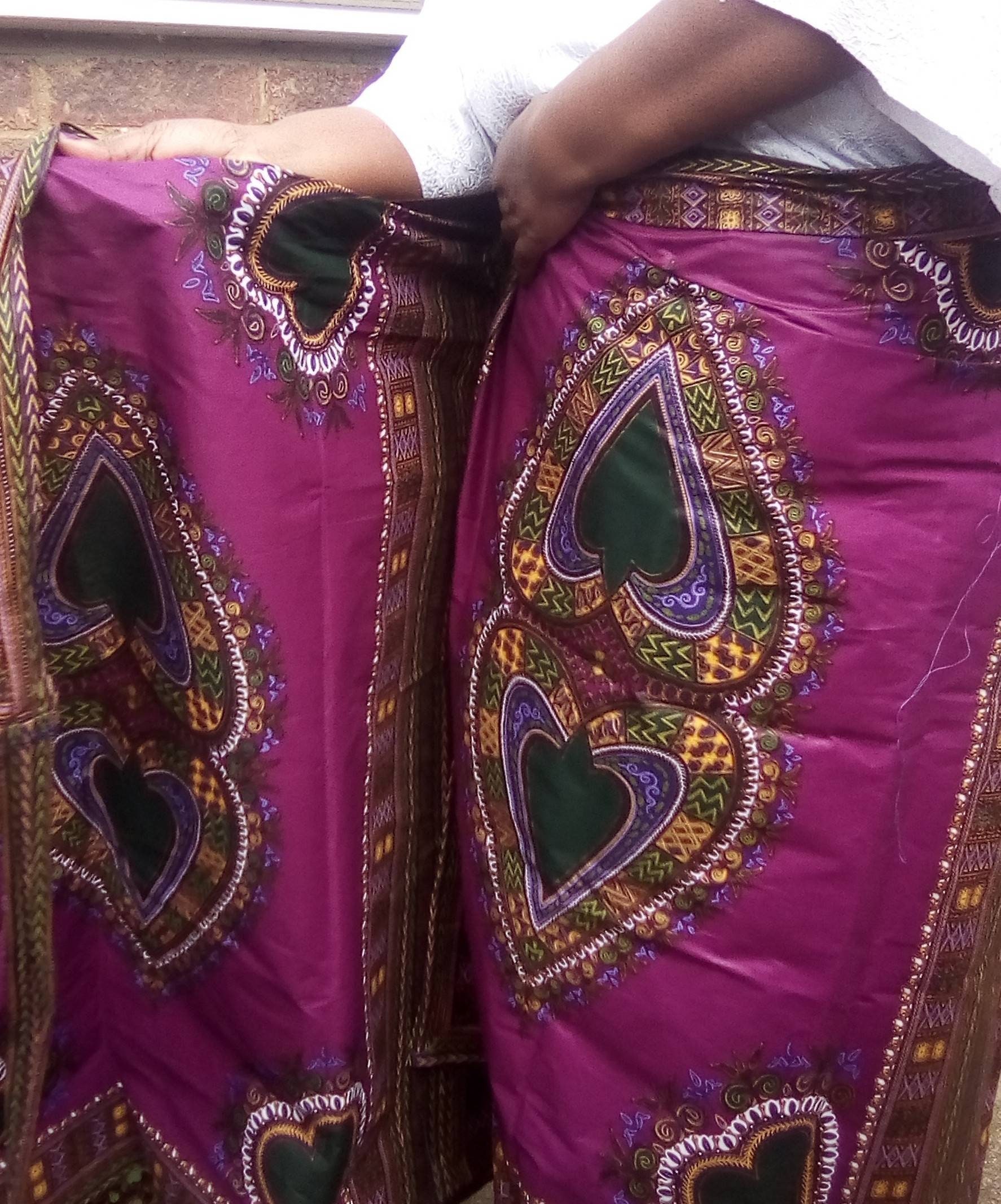 African Print Wrap Around Maxi One Size Fits up to 42 - Etsy