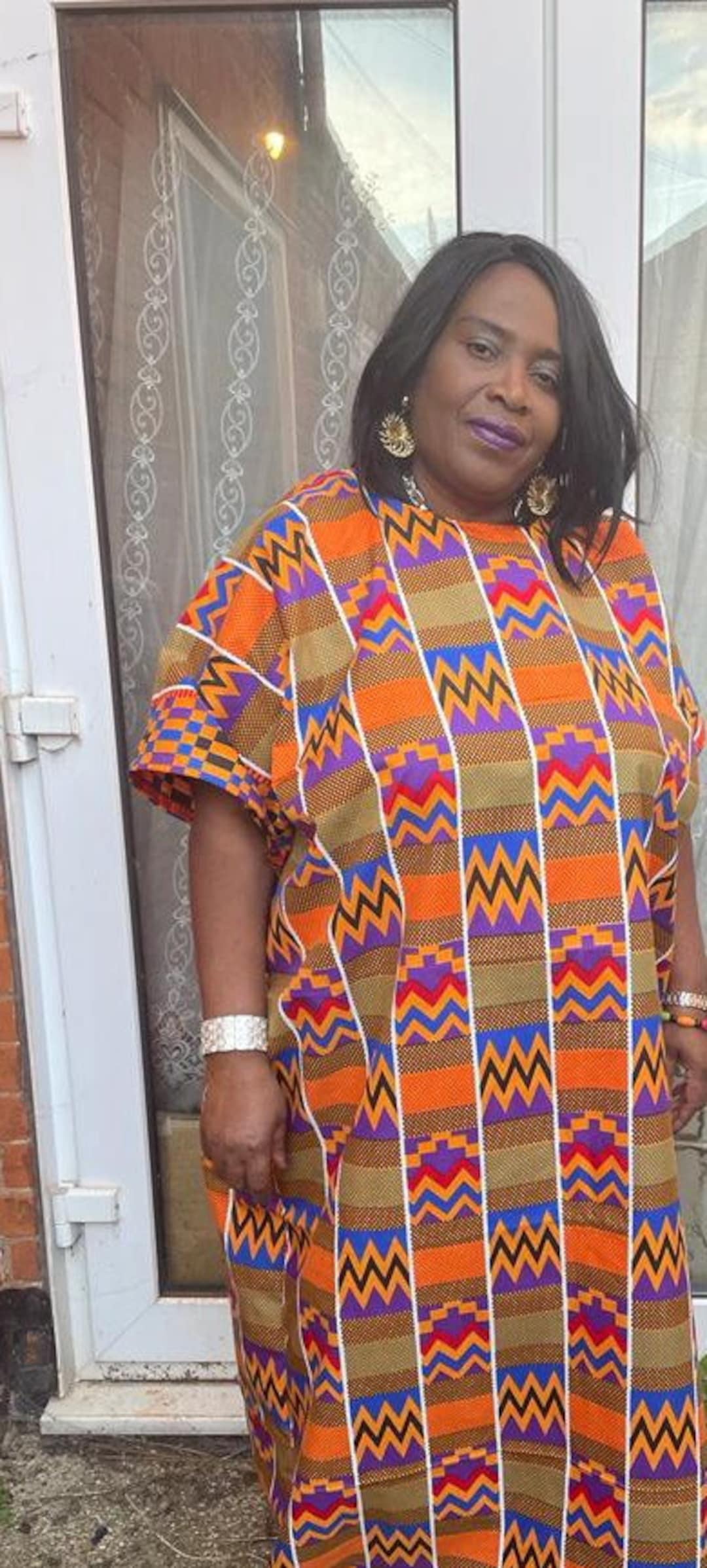 African Print Poncho Long Maxi All Sizes Available up to Size 32 - Etsy