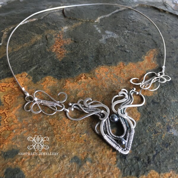 Wire Wrapped Collar - Etsy