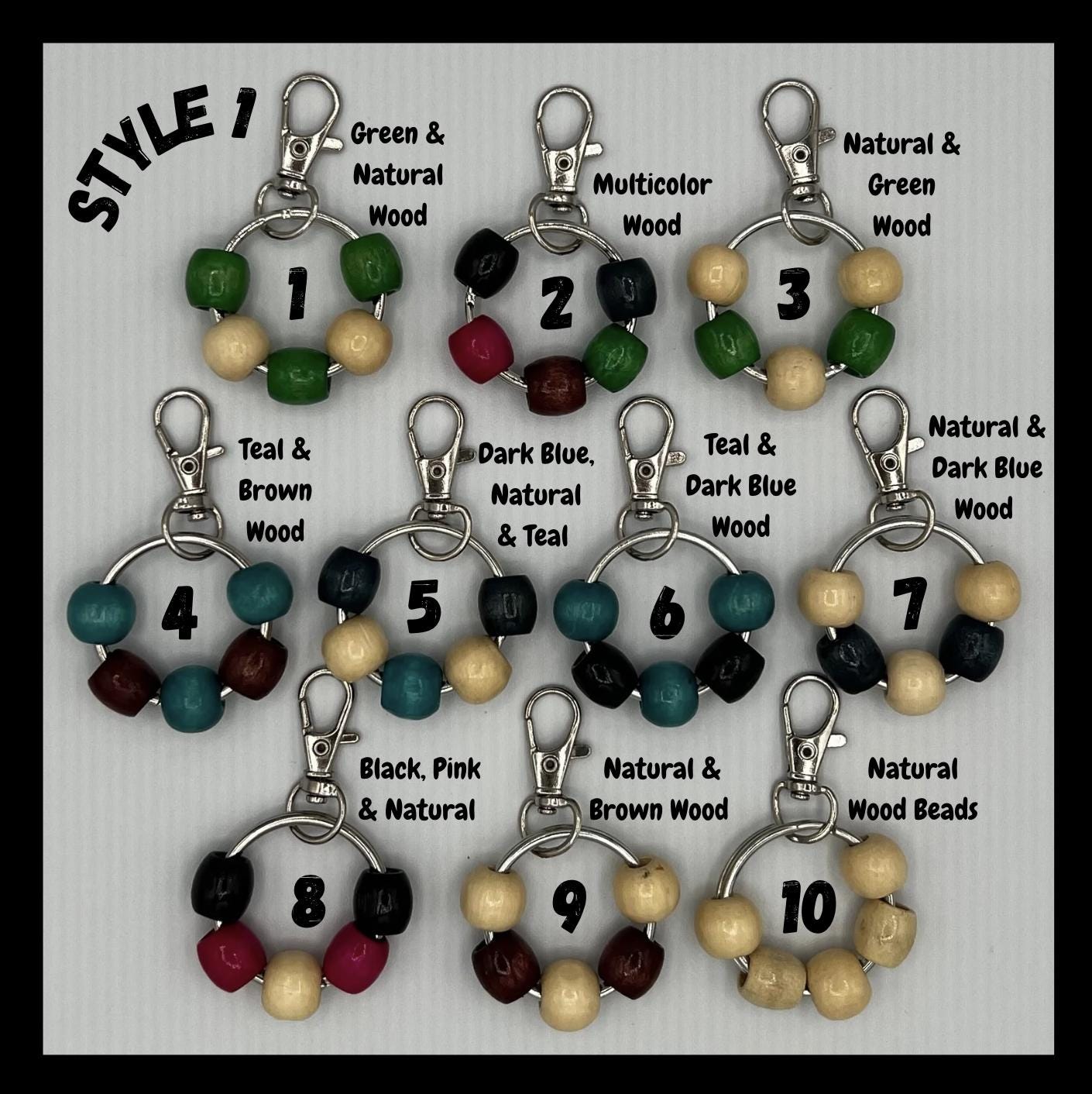 Quiet Focus, Elegant Style: Fidget Key Ring for Adults - Etsy