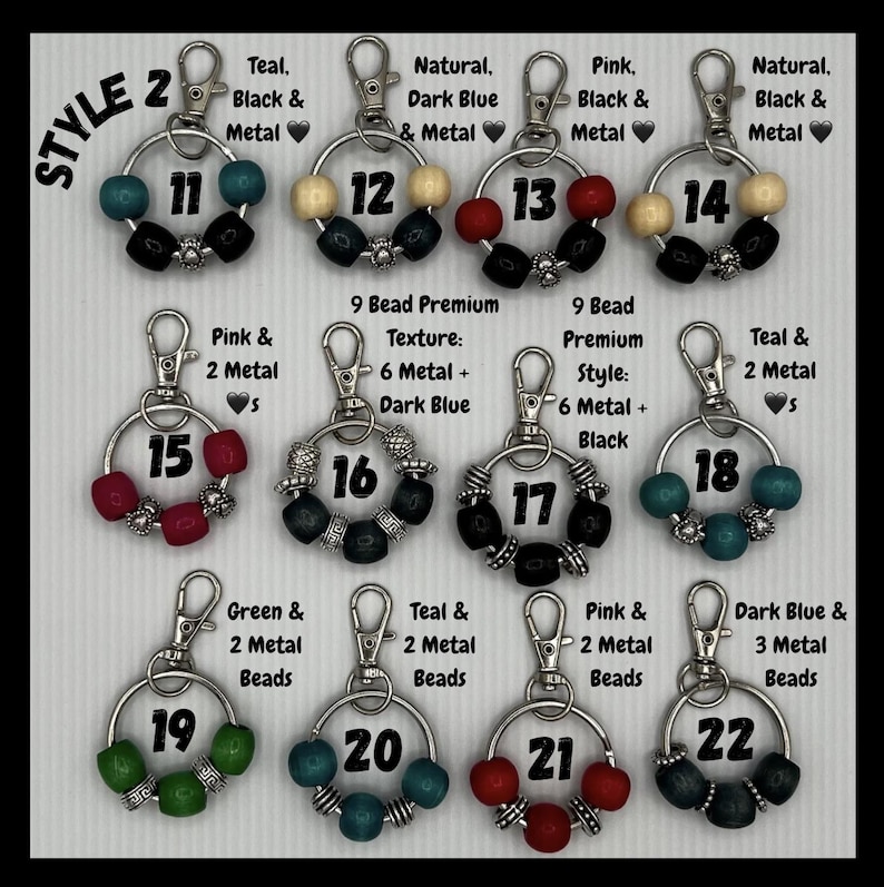 Quiet Focus, Elegant Style: Fidget Key Ring for Adults - Etsy