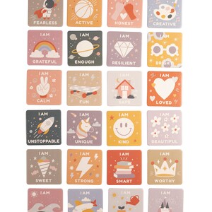 Affirmations for Kids Memory Matching Game | I Am Positive Affirmations ...