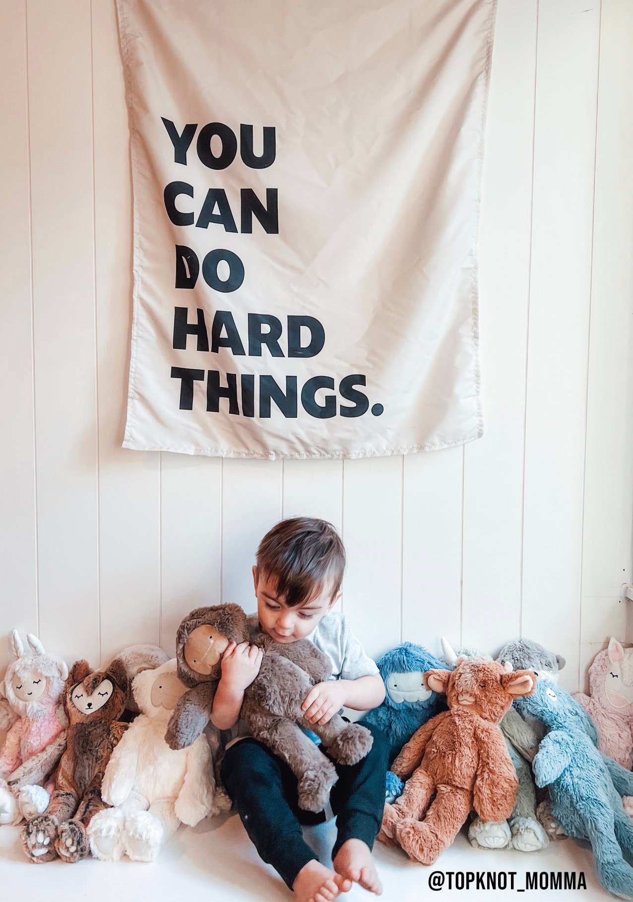 You Can Do Hard Things Banner | Fabric Tapestry | Kids Wall Art ...