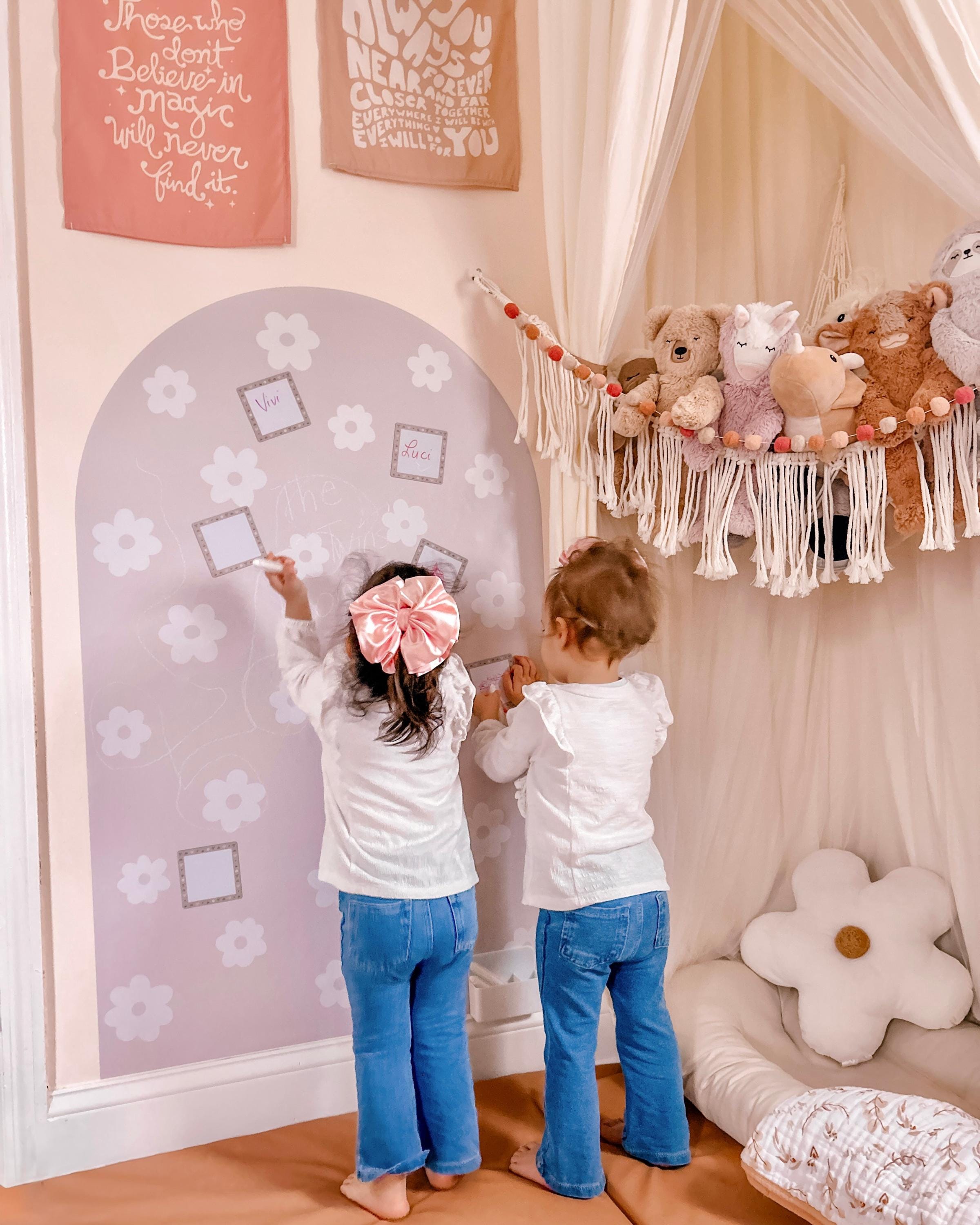MEGA Checkered Magic Playwall - Arch Magnetic Wall Decal for Kids ...