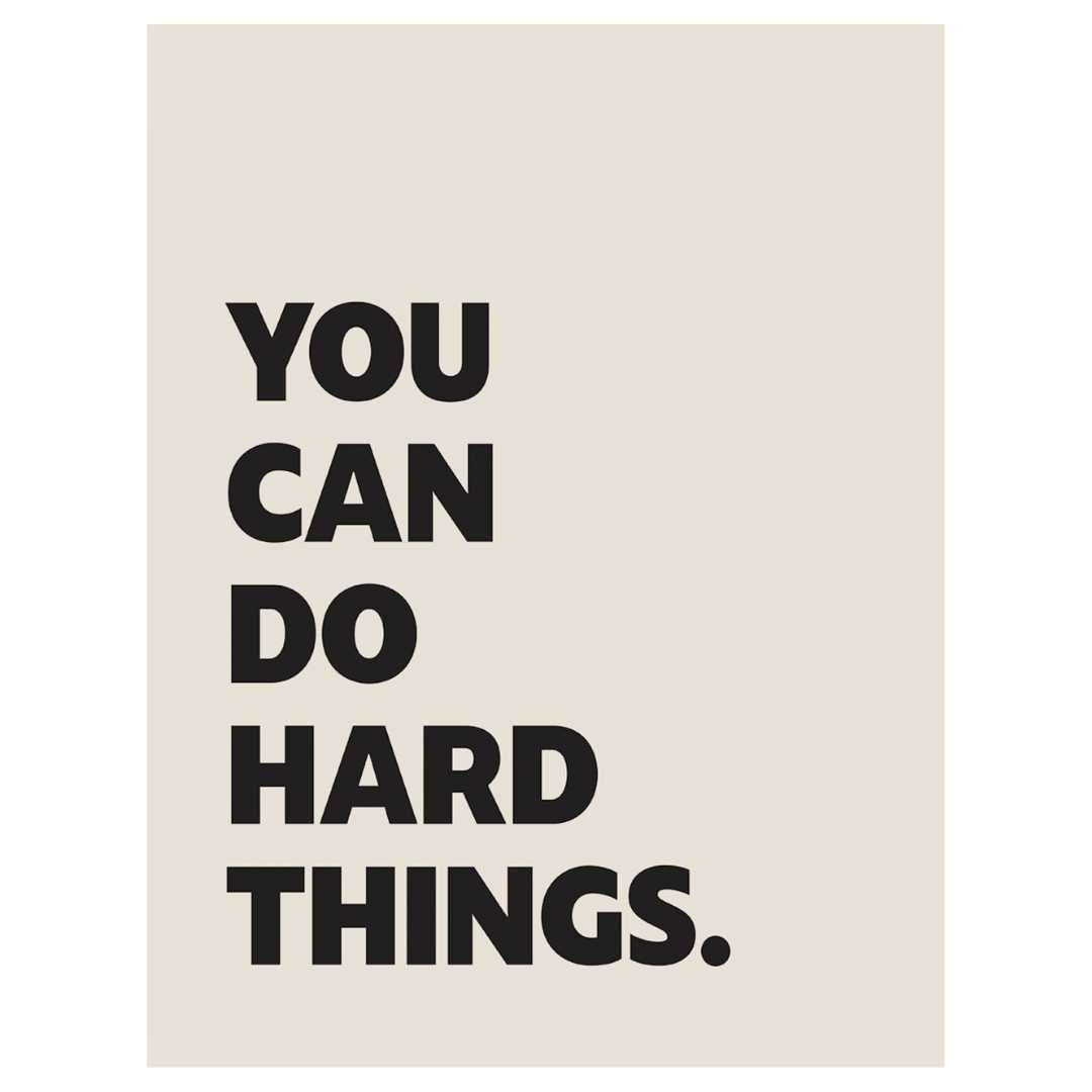 You Can Do Hard Things Banner Fabric Tapestry Kids Wall Art & Bedroom ...