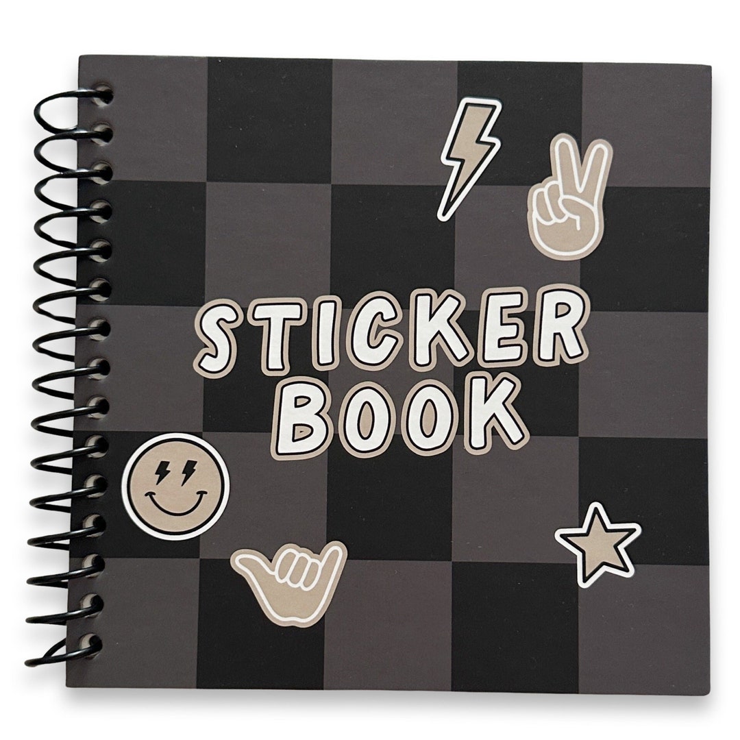 Cool Kids Sticker Collection Book | Reusable Sticker Album | Sticker ...