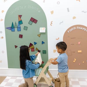 JUMBO Magic Playwall - Arch Magnetic Wall Decal for Kids (world's ...