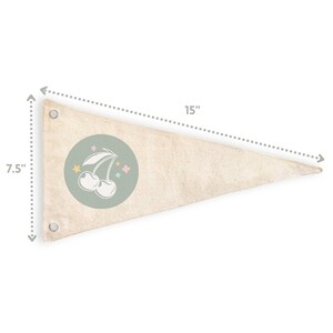 Play All Day Canvas Pennant Flag | Wall Hanging | Minimalist Kids Room ...