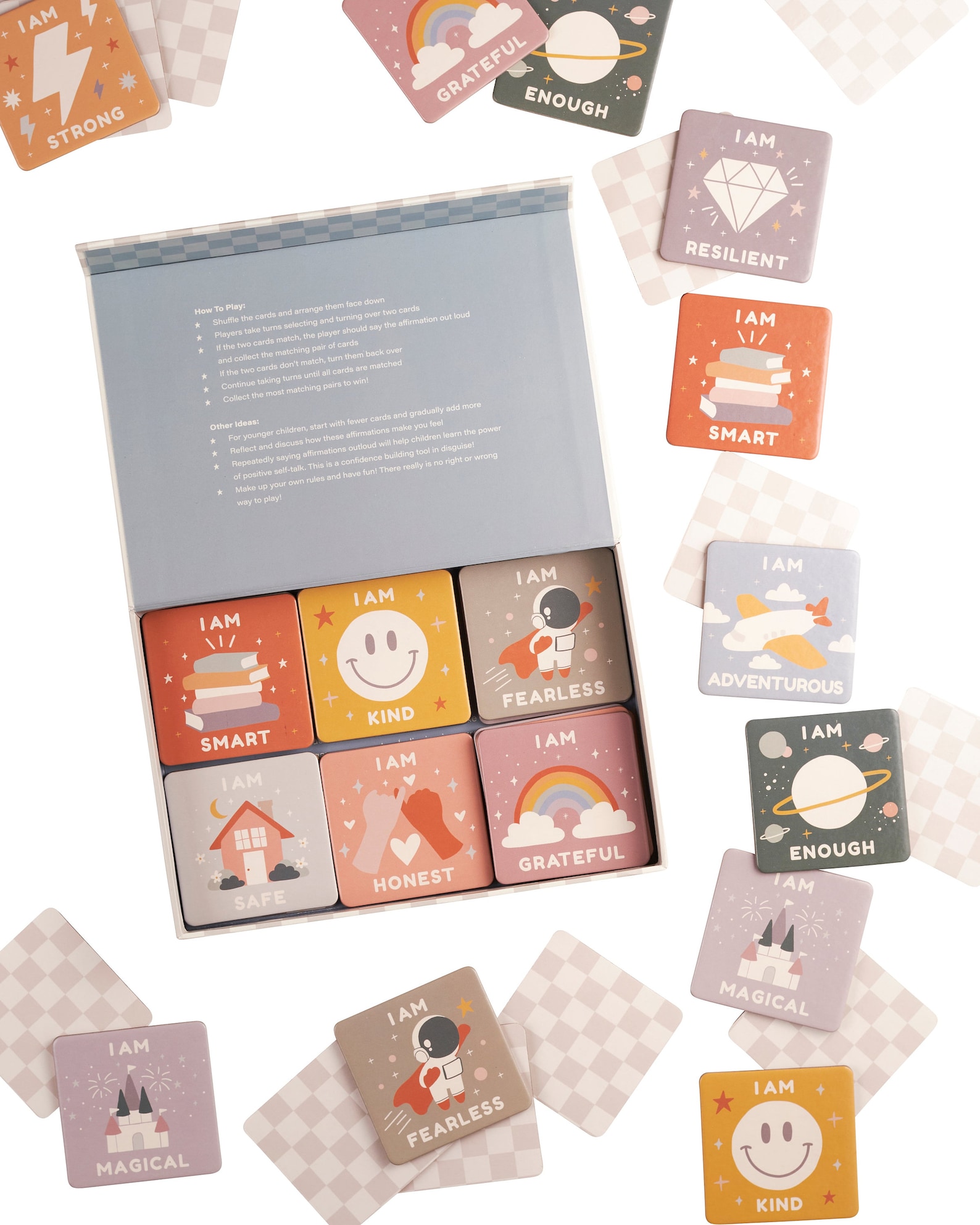 Affirmations for Kids Memory Matching Game | I Am Positive Affirmations ...