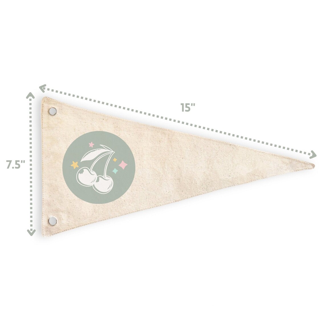Once Upon A Time Canvas Pennant Flag Wall Hanging | Minimalist Kids ...
