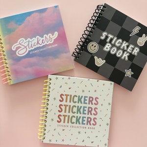 Confetti Sticker Collection Book | Reusable Sticker Album | Sticker ...