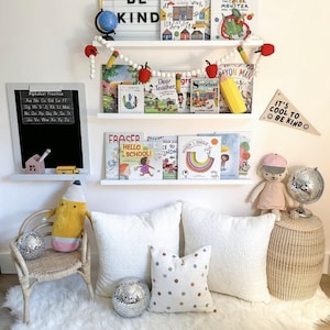 It's Cool to Be Kind Canvas Pennant Flag | Wall Hanging | Minimalist ...