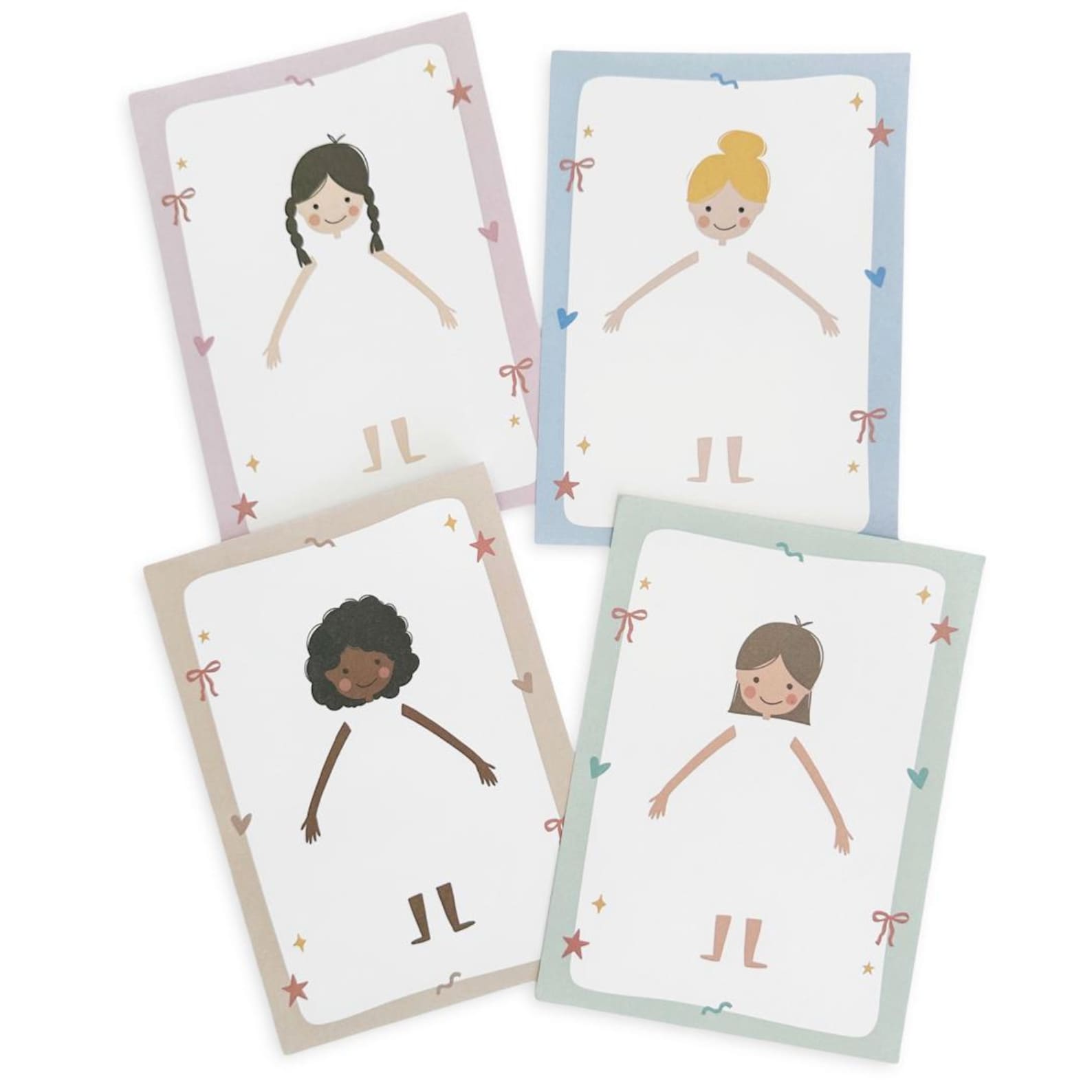 Design-a-doll Girls Pretend Play Notepad | Pretend Play Notepads for ...