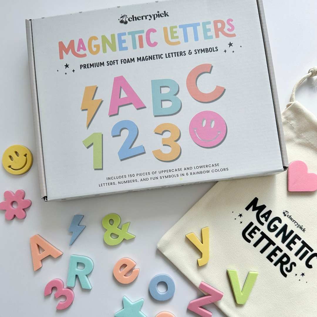 Soft Foam Magnetic Letters & Symbols 150pc Set - Compatible With Magic ...