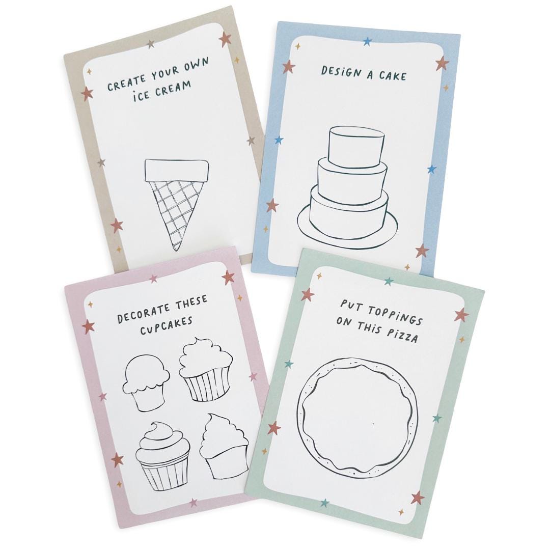 Foodie Fun Kids Pretend Play Notepad | Pretend Play Notepads for Kids ...