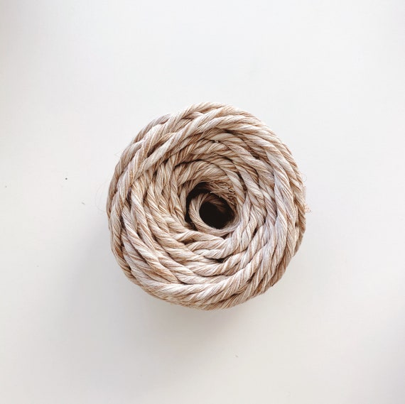 Knitting, Knotting & Crochet Kids' Crafts 5mm Marbled Taupe Macrame ...