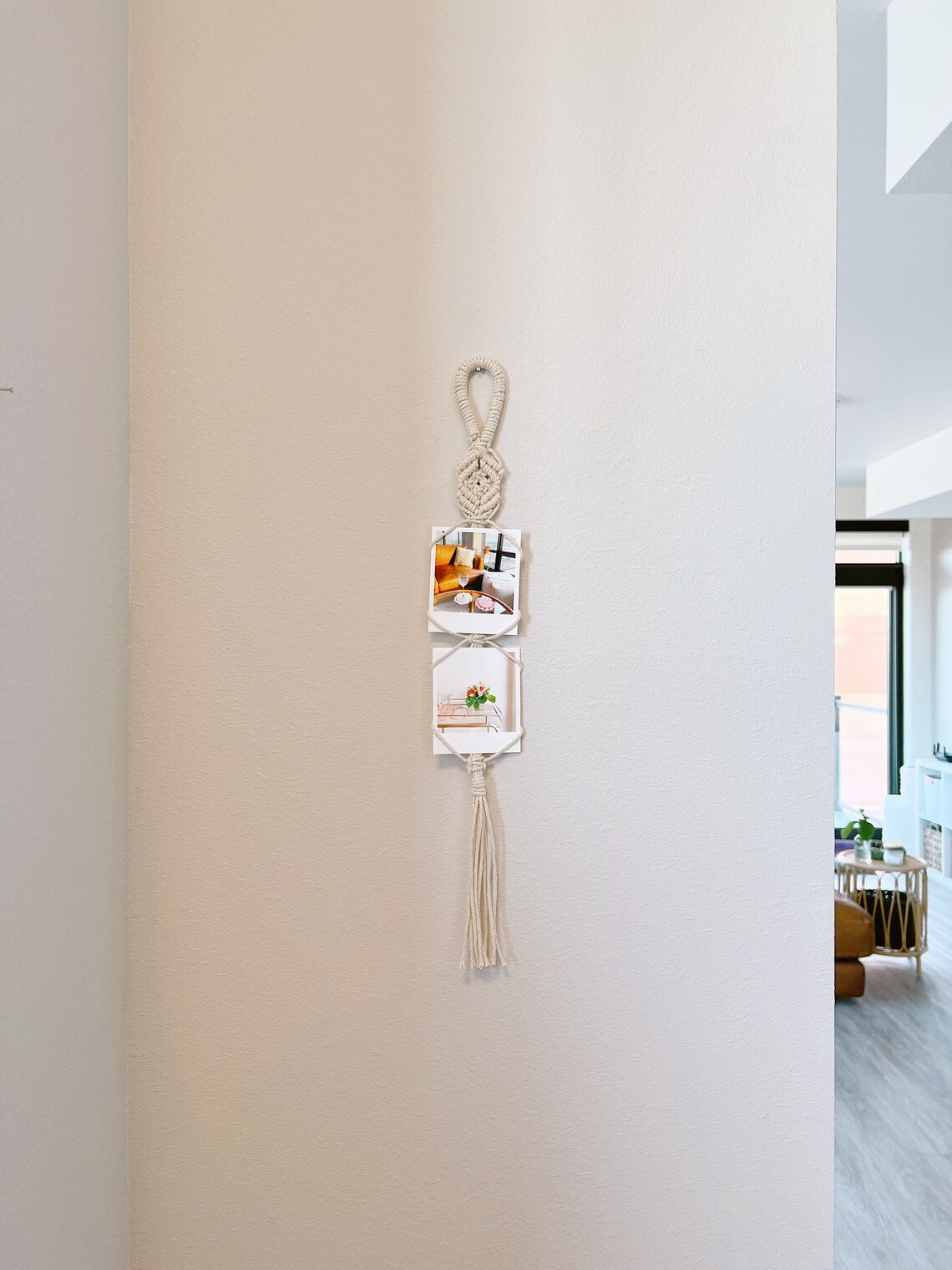 Macrame Photo Holder / Photo Hanger / Film Wall Hanging / - Etsy