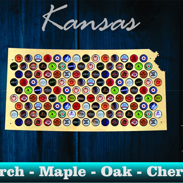 Kansas Map - Etsy