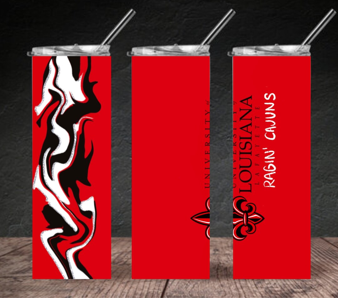 University of Louisiana, Lafayette 20 Oz Skinny Tumbler Sublimation ...