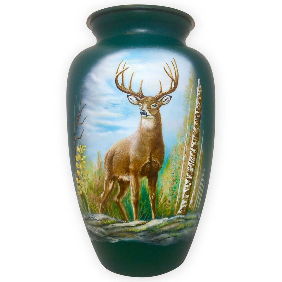 Stag Cremation Urn Deer Cremation Urn Hunter Cremation Urn - Etsy