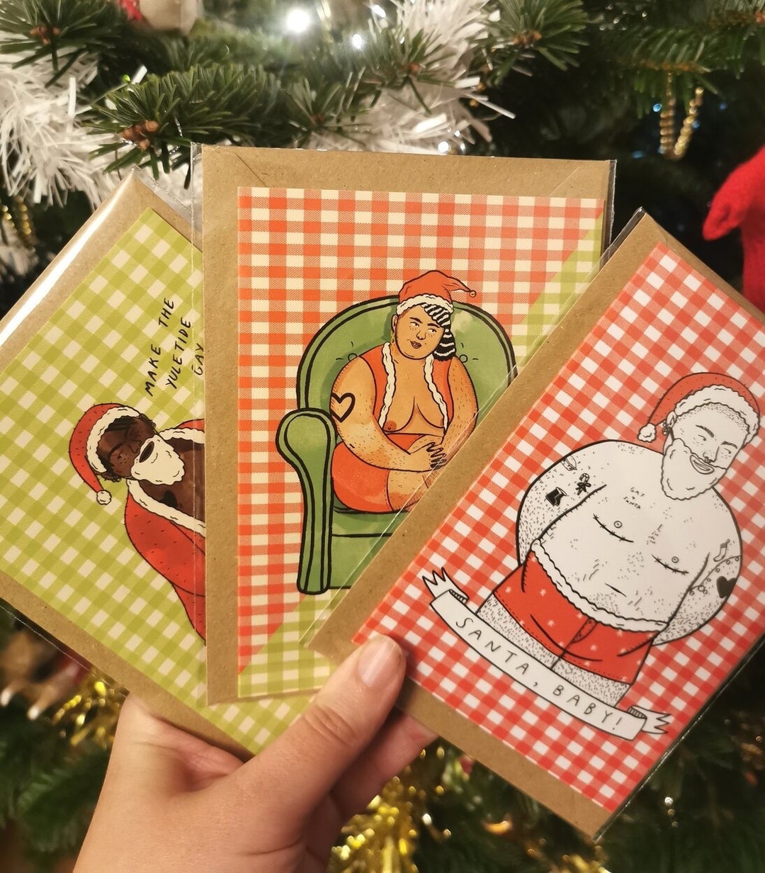 Queer Christmas Cards - Etsy
