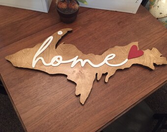 Upper peninsula sign | Etsy