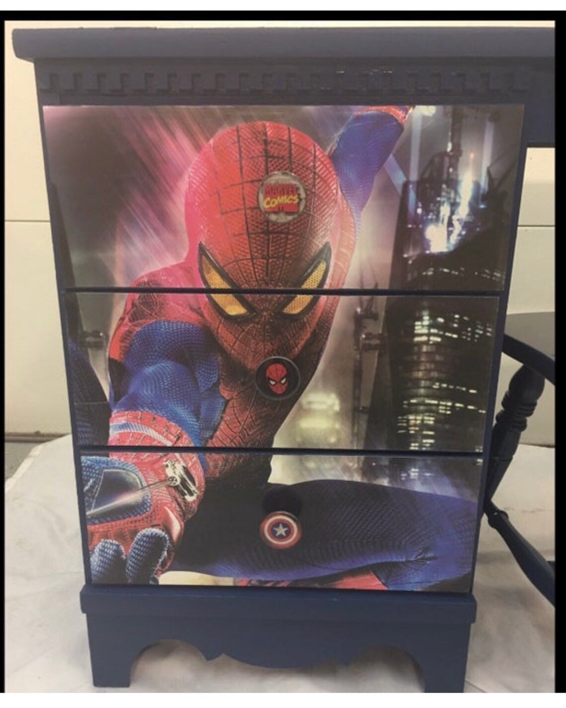 Super Hero Decor - Super Heros - Kids Desk - Childrens Desk - Boys Room ...