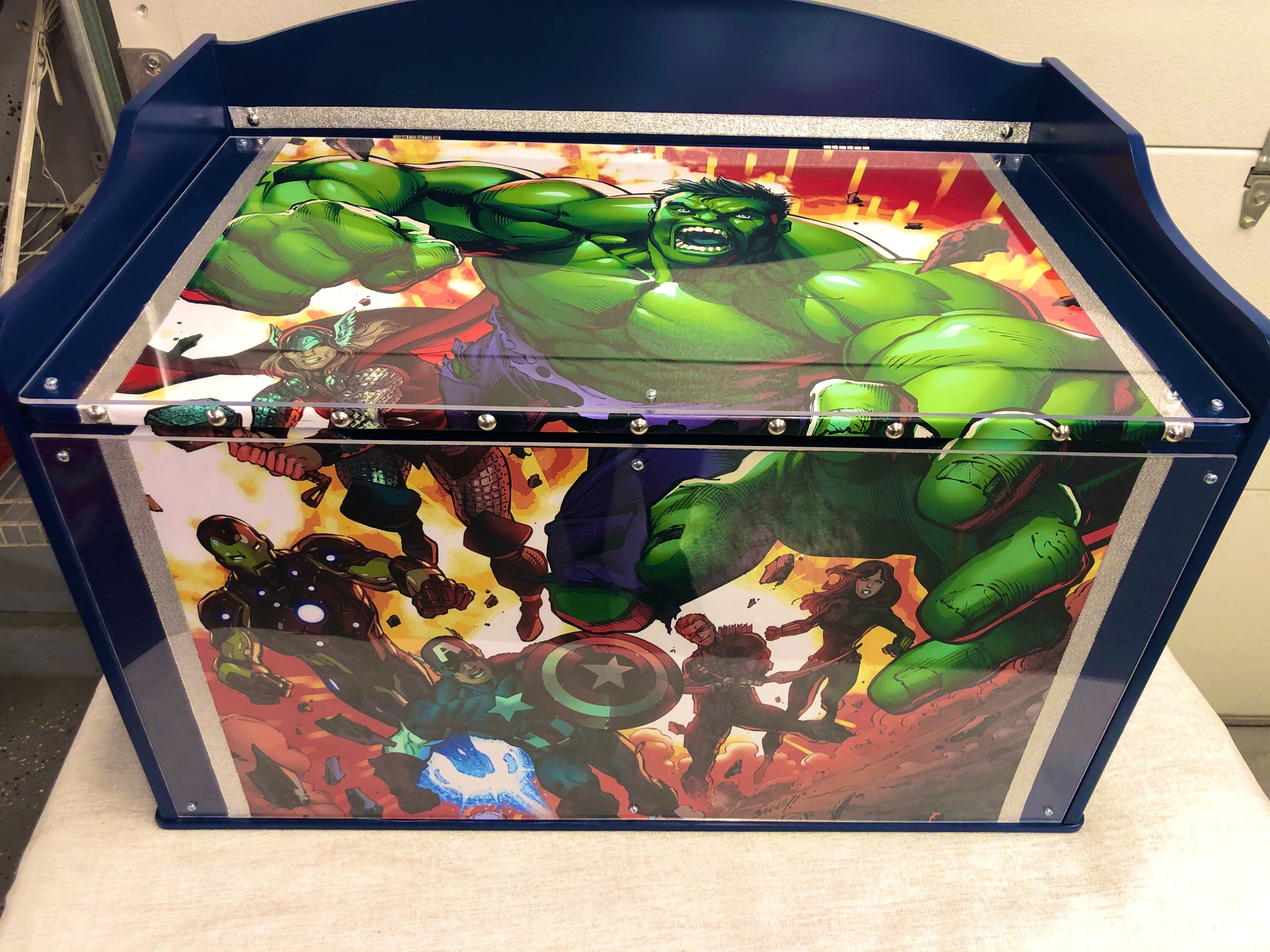 Toy Box - Kids Toy Box - Super Hero Decor - Super Heros - Super Hero ...