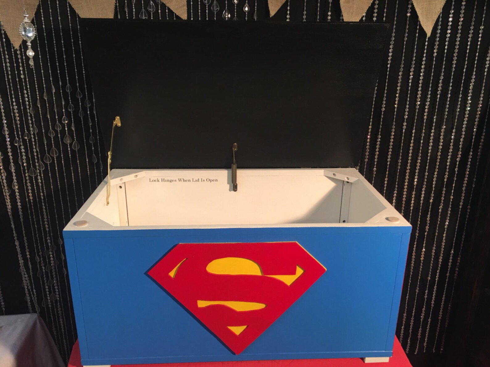 Super Hero Decor - TOY Boxes - Toy Storage - Toy Chests -kids Toy Box ...