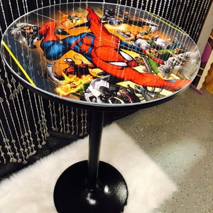 Pub Tables - Spiderman Decor - Spiderman - Super Hero Decor - Man Cave ...