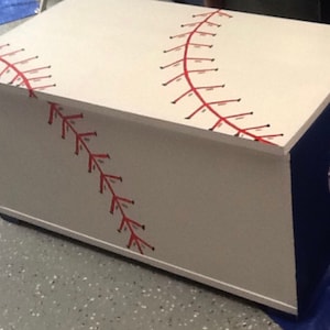 Toy Boxes - Childrens Toy Boxes - Baseball Decor Bedroom - Baseball ...