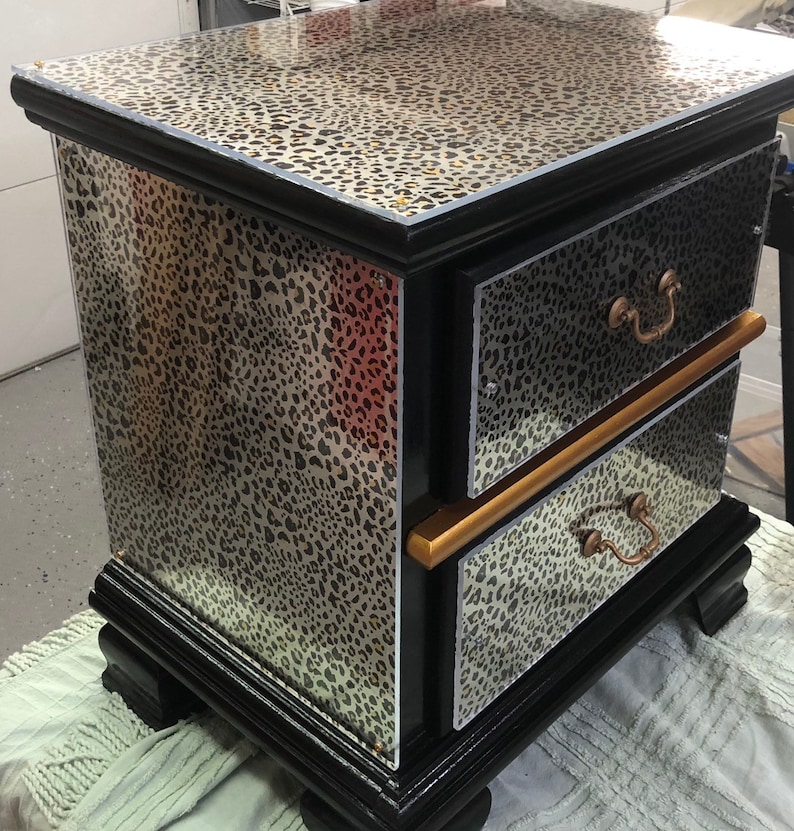 Leopard Furniture Leopard Print Leopard Table Leopard - Etsy