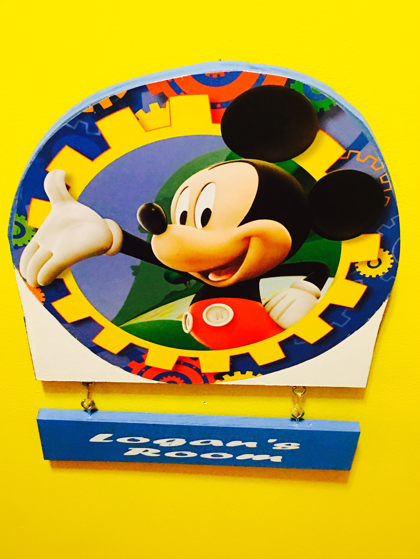 Mickey Mouse personalized kids sign kids room decor boy | Etsy