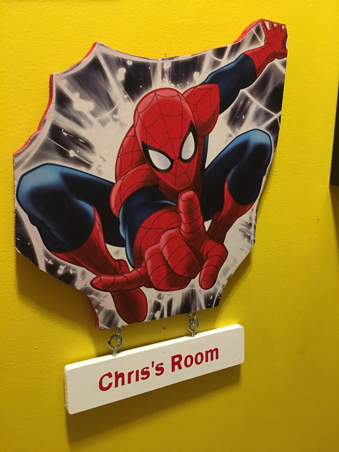 Spider Man Decor - Spiderman - Super Hero Decor - Kids Room Decor Boy ...