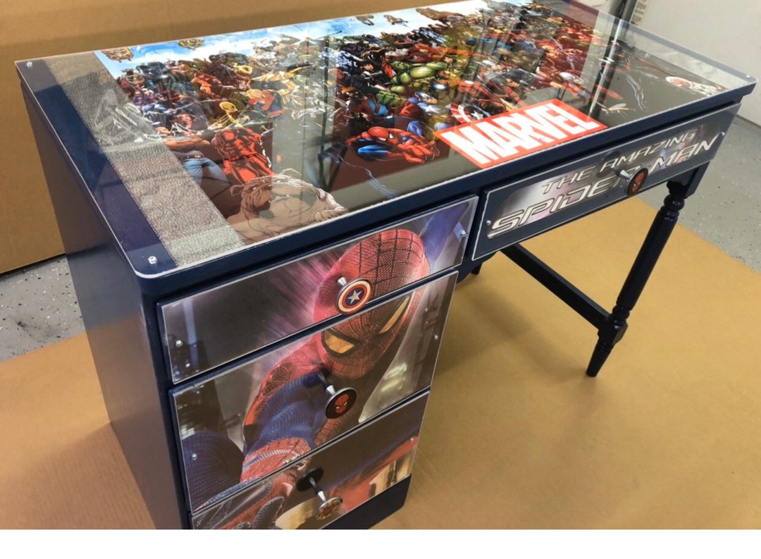 Super Hero Decor - Super Heros - Super Hero Birthday - Kids Desks ...